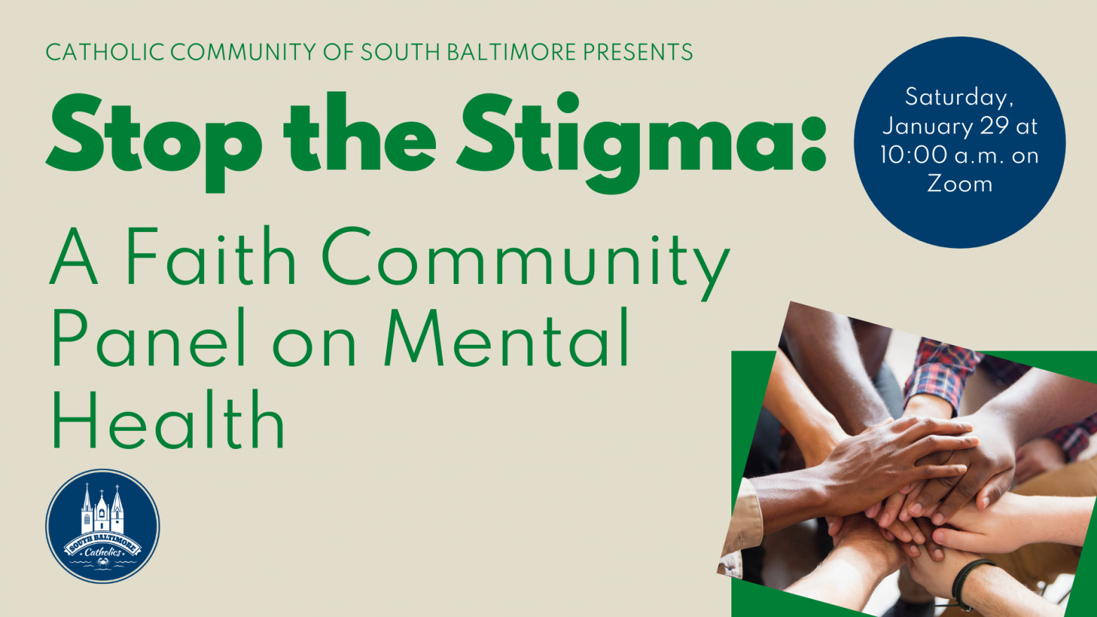 Stop the Stigma: A Faith Community Panel on Mental Health @ ZOOM ...