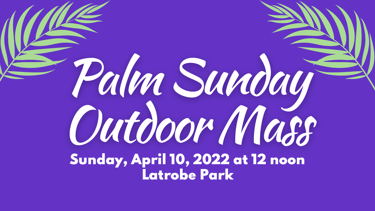 Palm Sunday 2022 Catholic