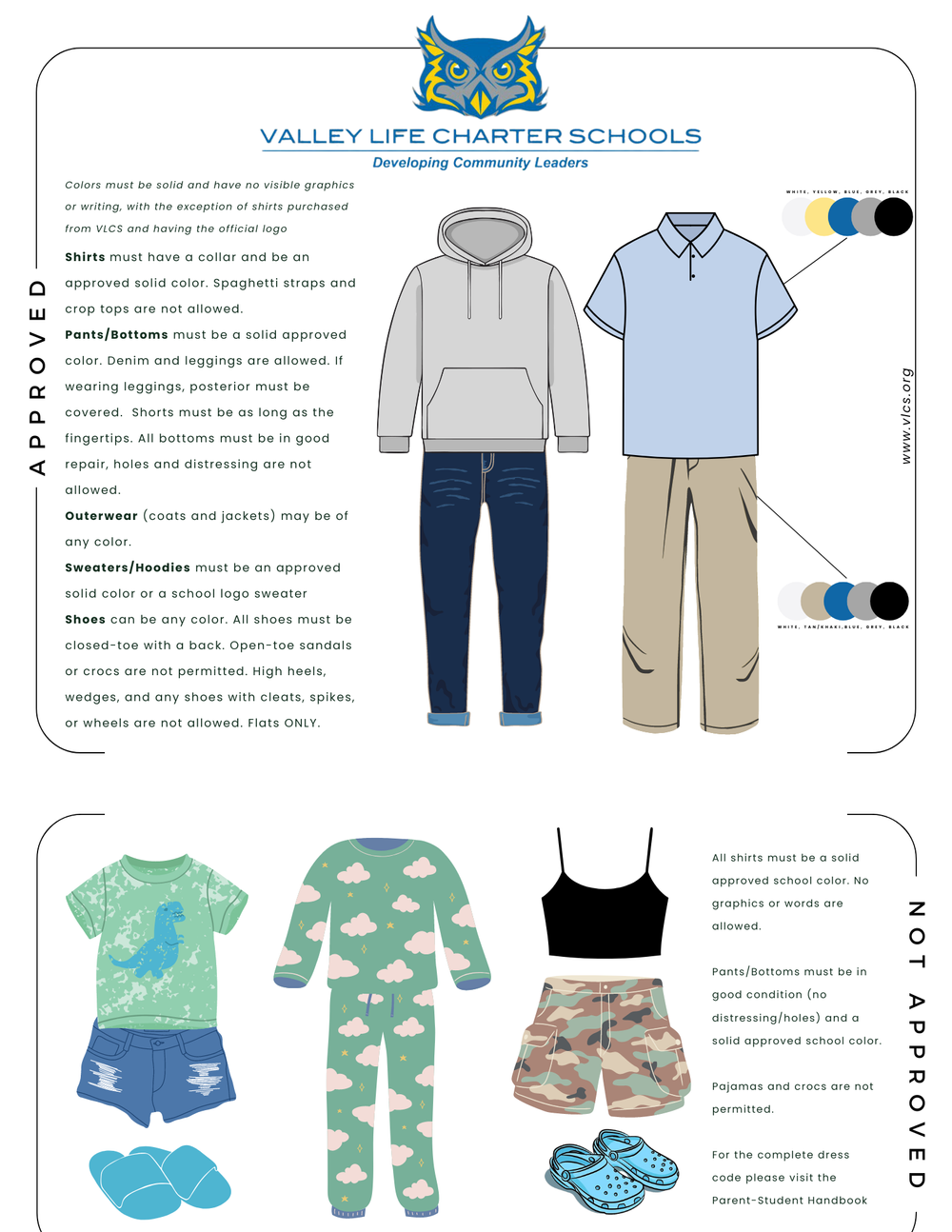 Dress Code — Valley Life Charter School