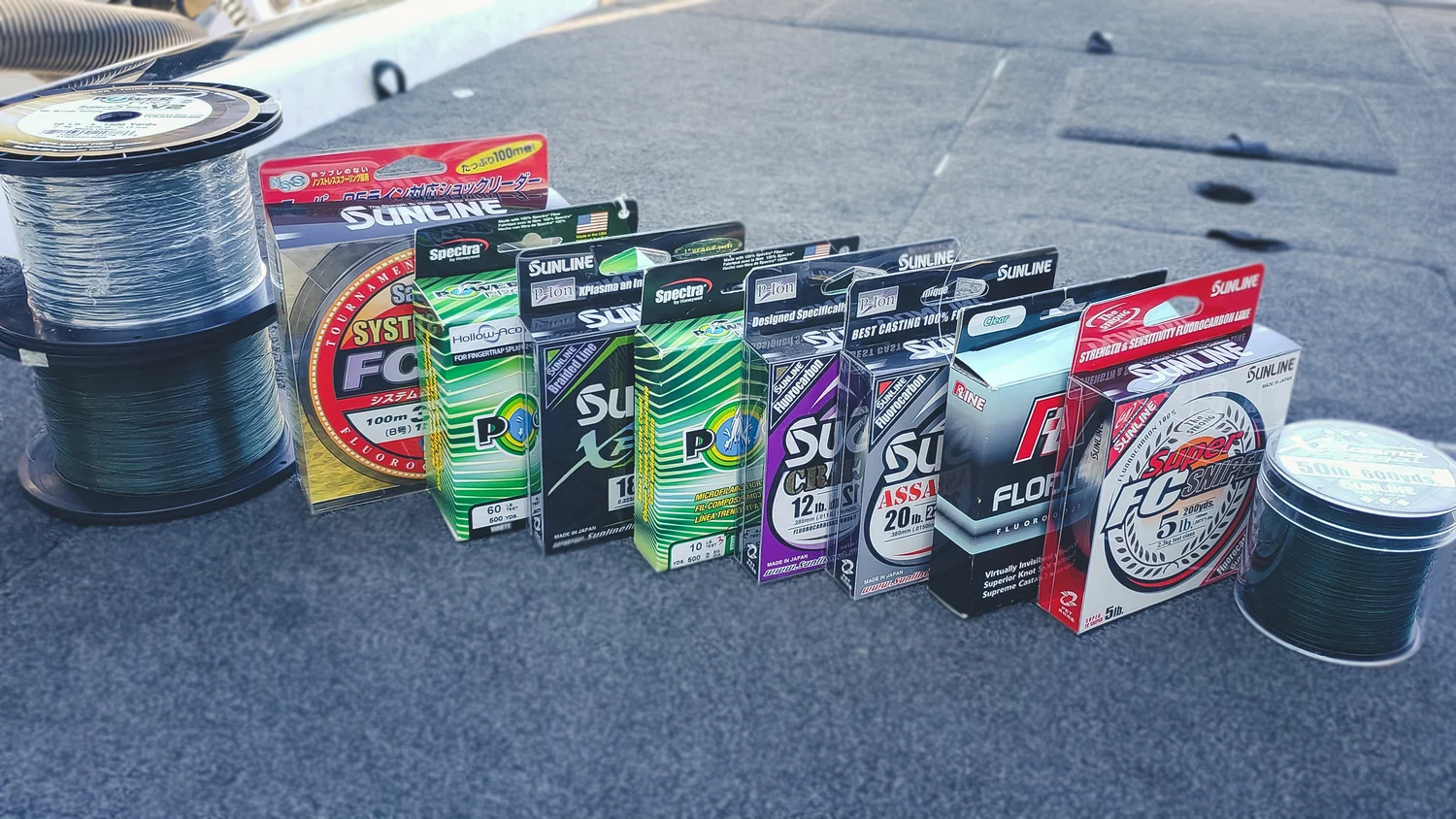 Which Fishing Line? Braid vs Fluorocarbon vs Mono — Tactical Bassin ...