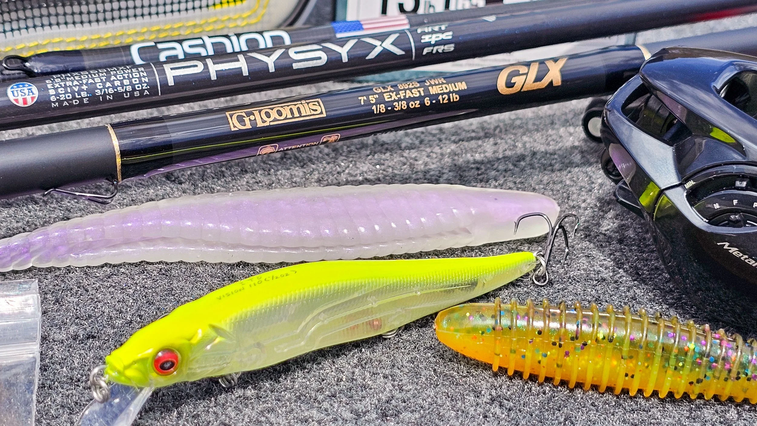 Spring Gear Review! New GLX, Metanium DC 70, Physyx, BFS, and Baits ...