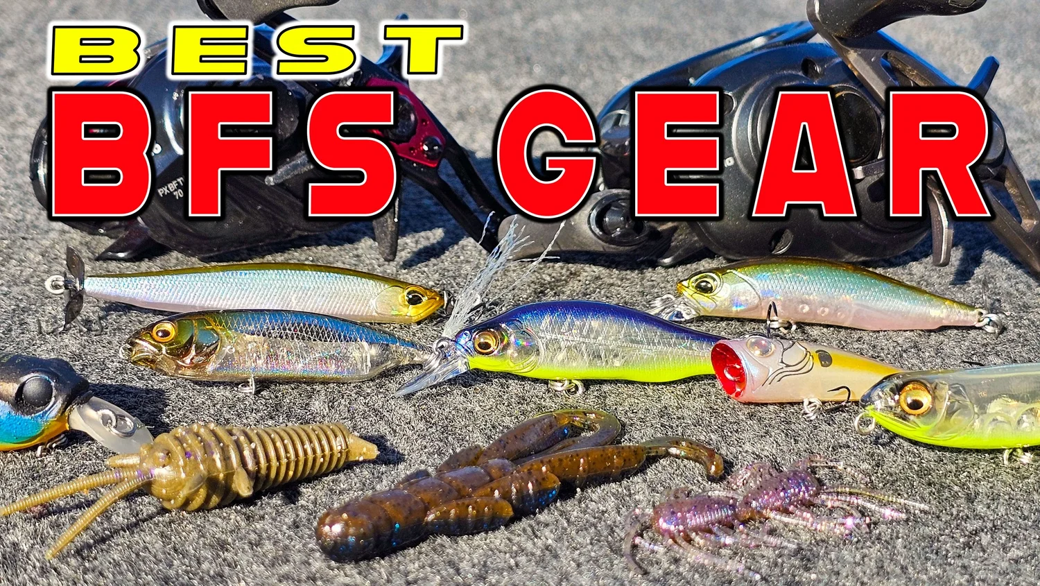 Best BFS Baits, Rods, and Reels For Spring Bass Fishing! (Bait Finesse ...