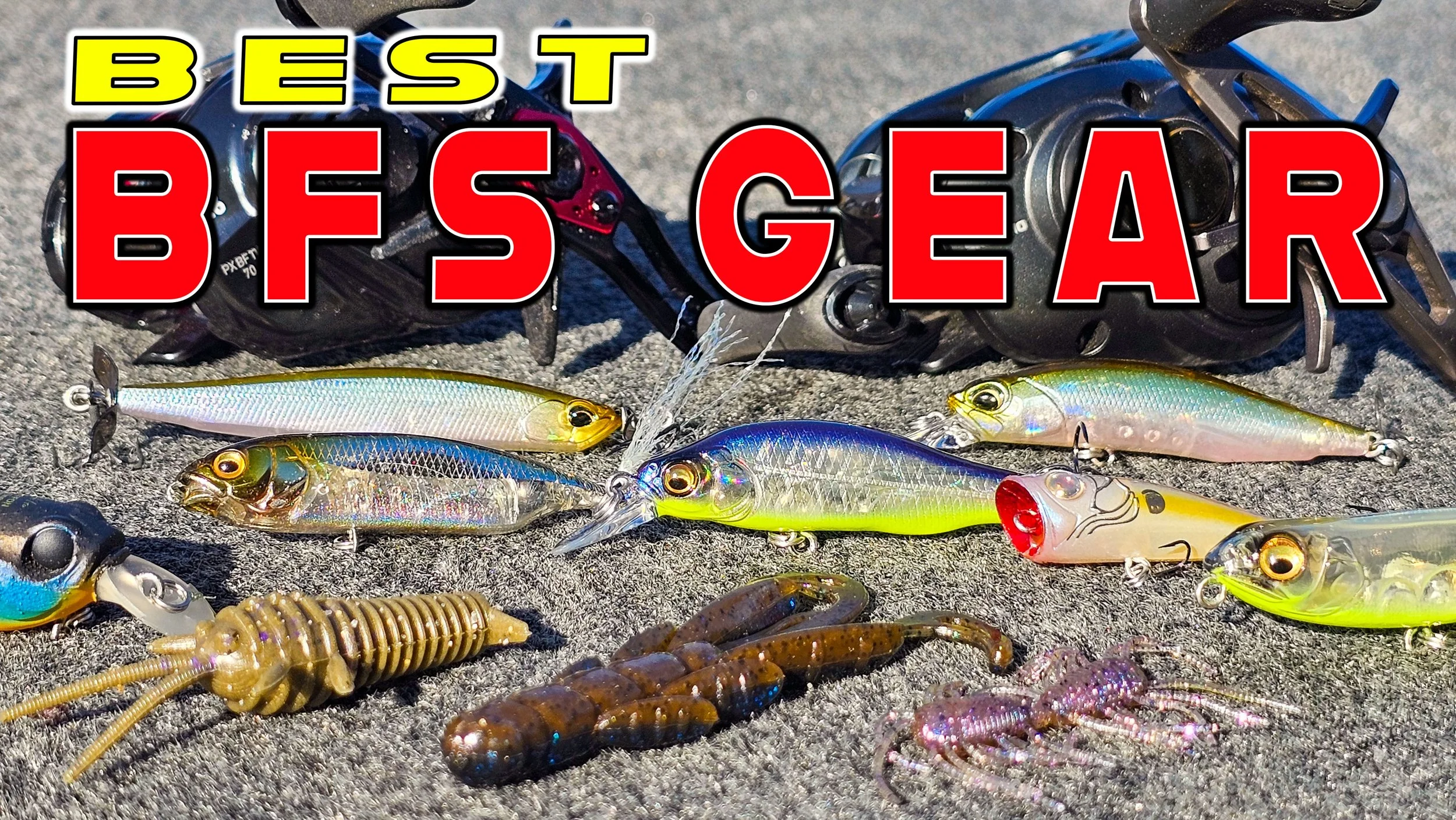 Best BFS Baits, Rods, and Reels For Spring Bass Fishing! (Bait Finesse ...