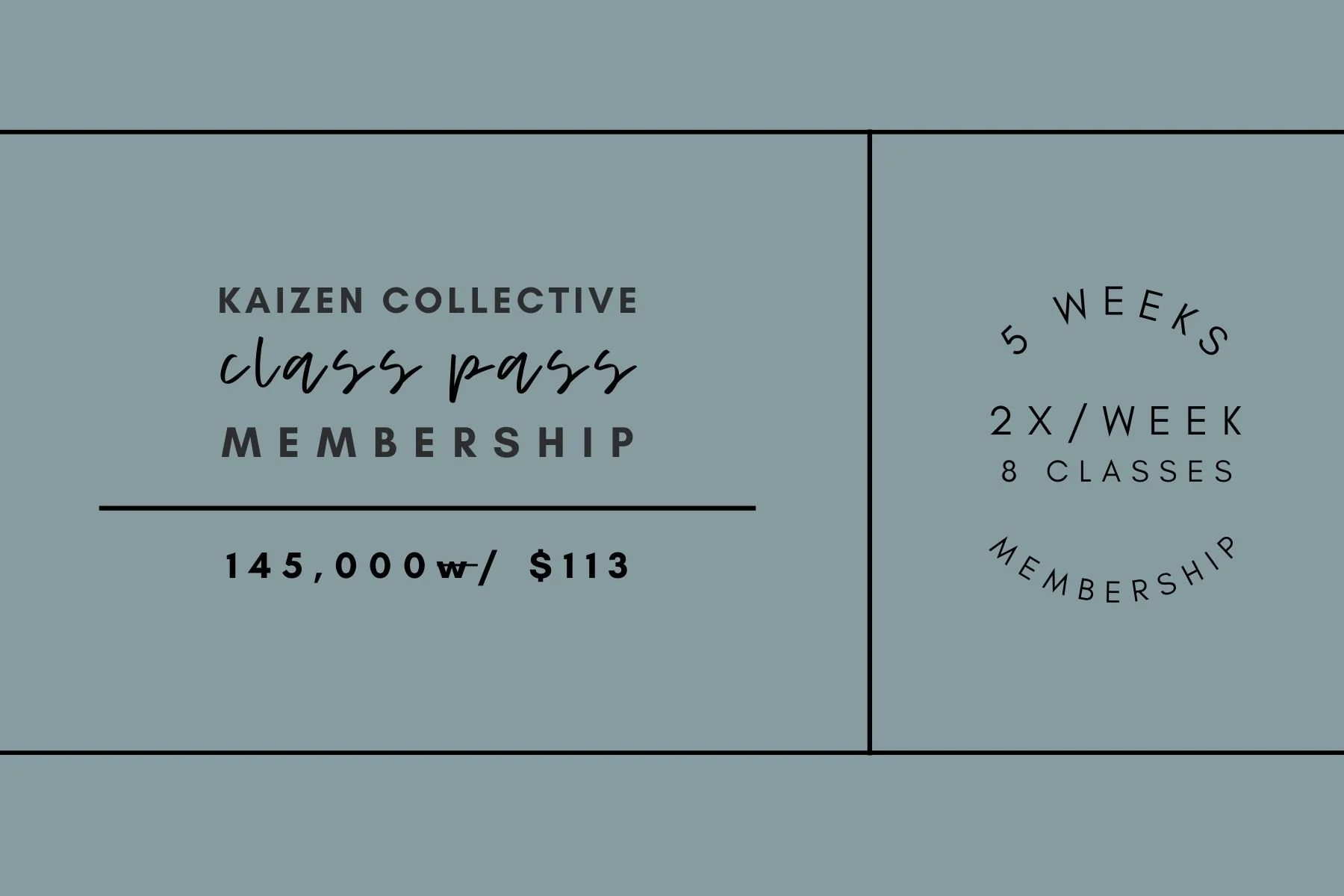 Schedule — KAIZEN KOREA