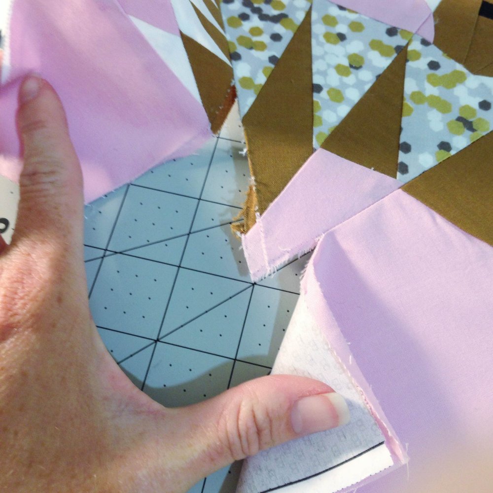 Forest Abstractions Quilt Along - Fixing A Block Tutorial — Violet Craft