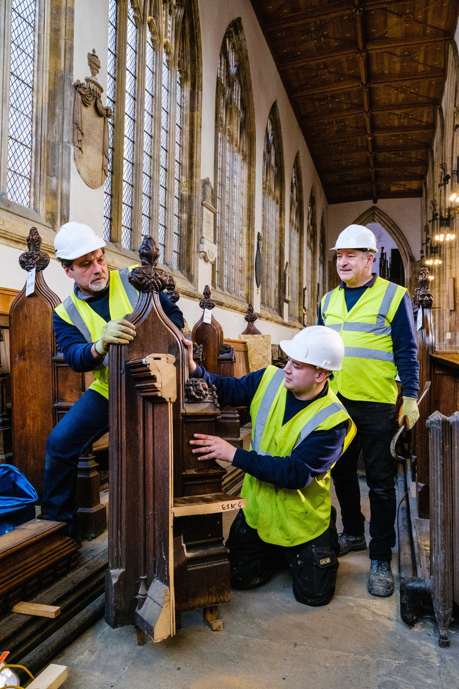 Milestone for transformation of Holy Trinity as internal works begin ...