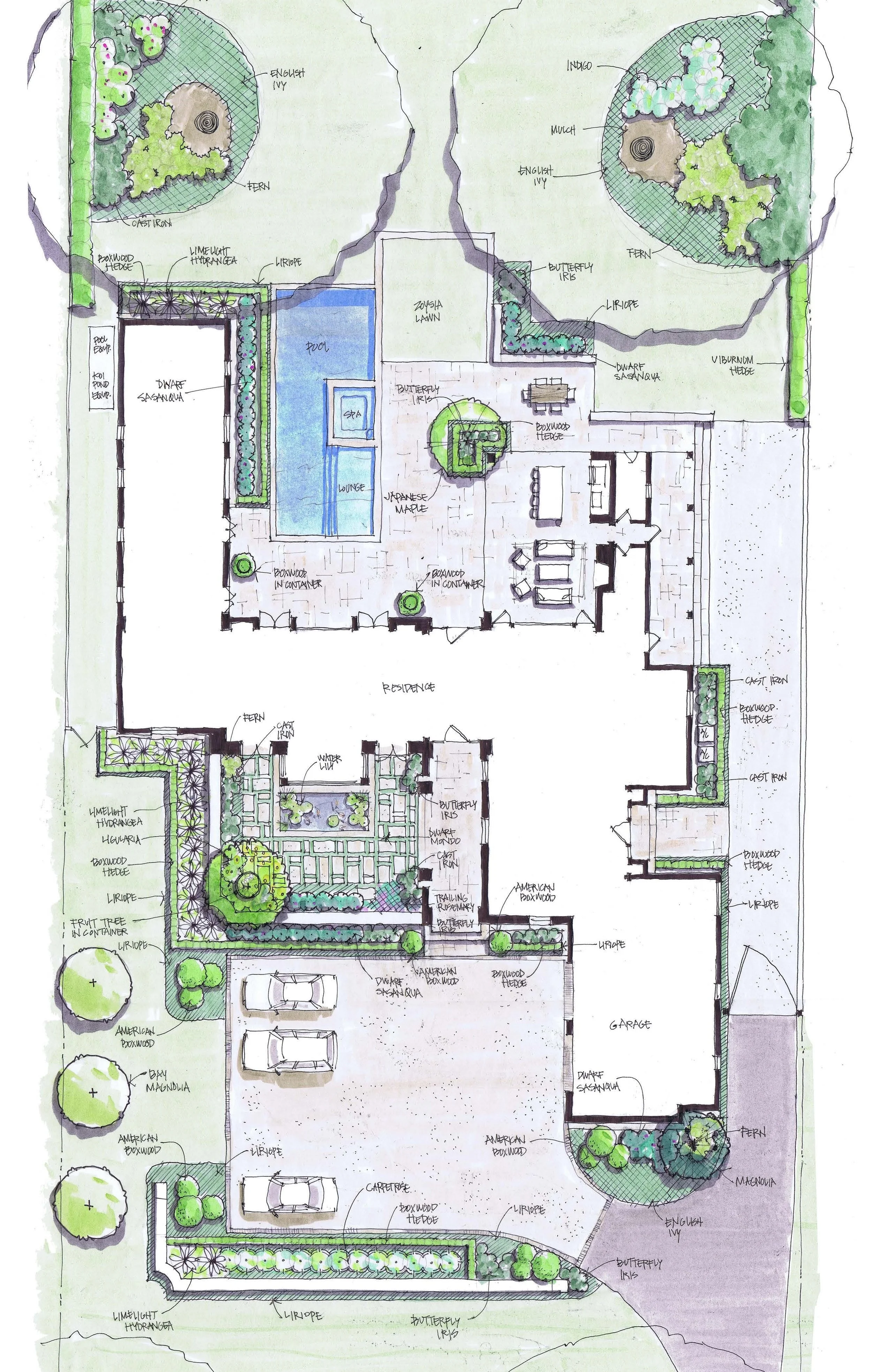 Plans & Sketches — McKnight Landscape Architects