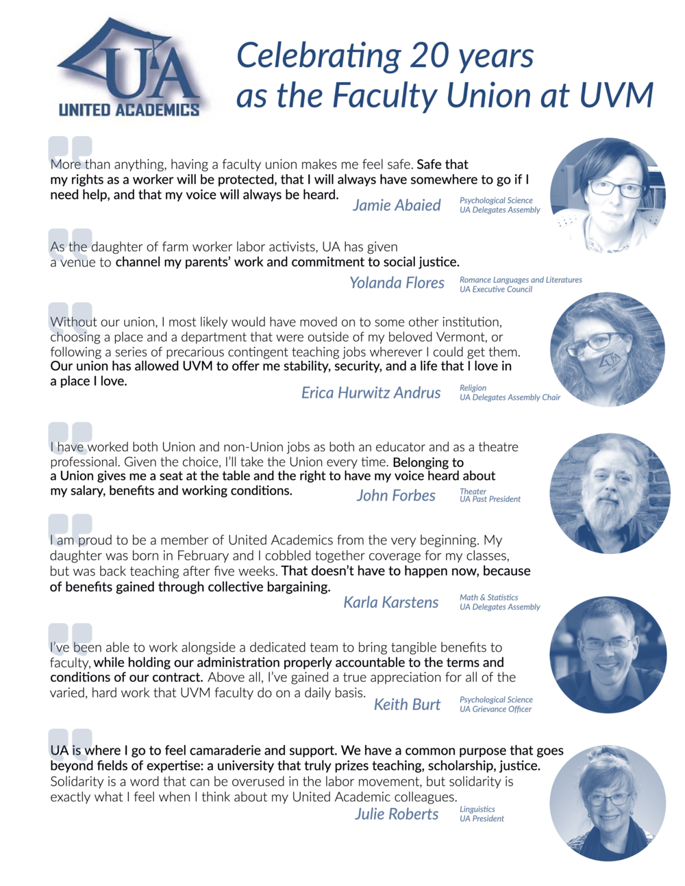 Why A Union? — United Academics, The Faculty Union at the University of ...