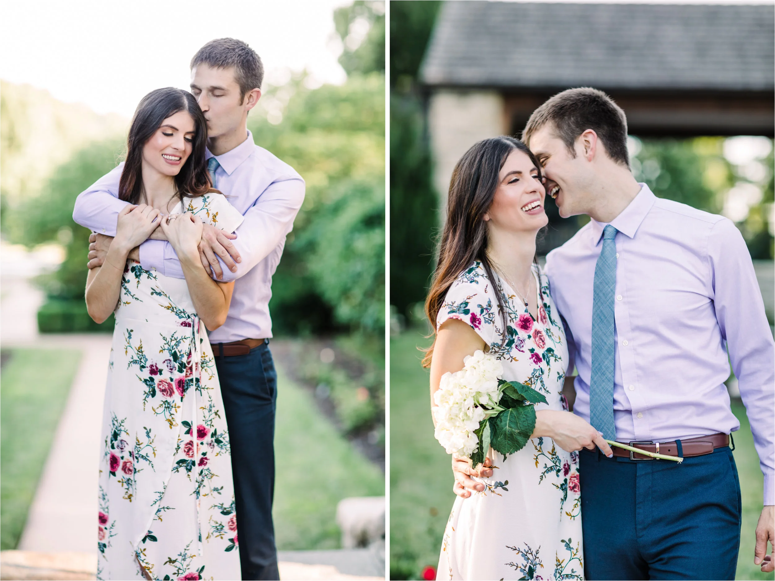 Downtown and Loose Park Kansas City Engagement Session | Brian & Kay ...