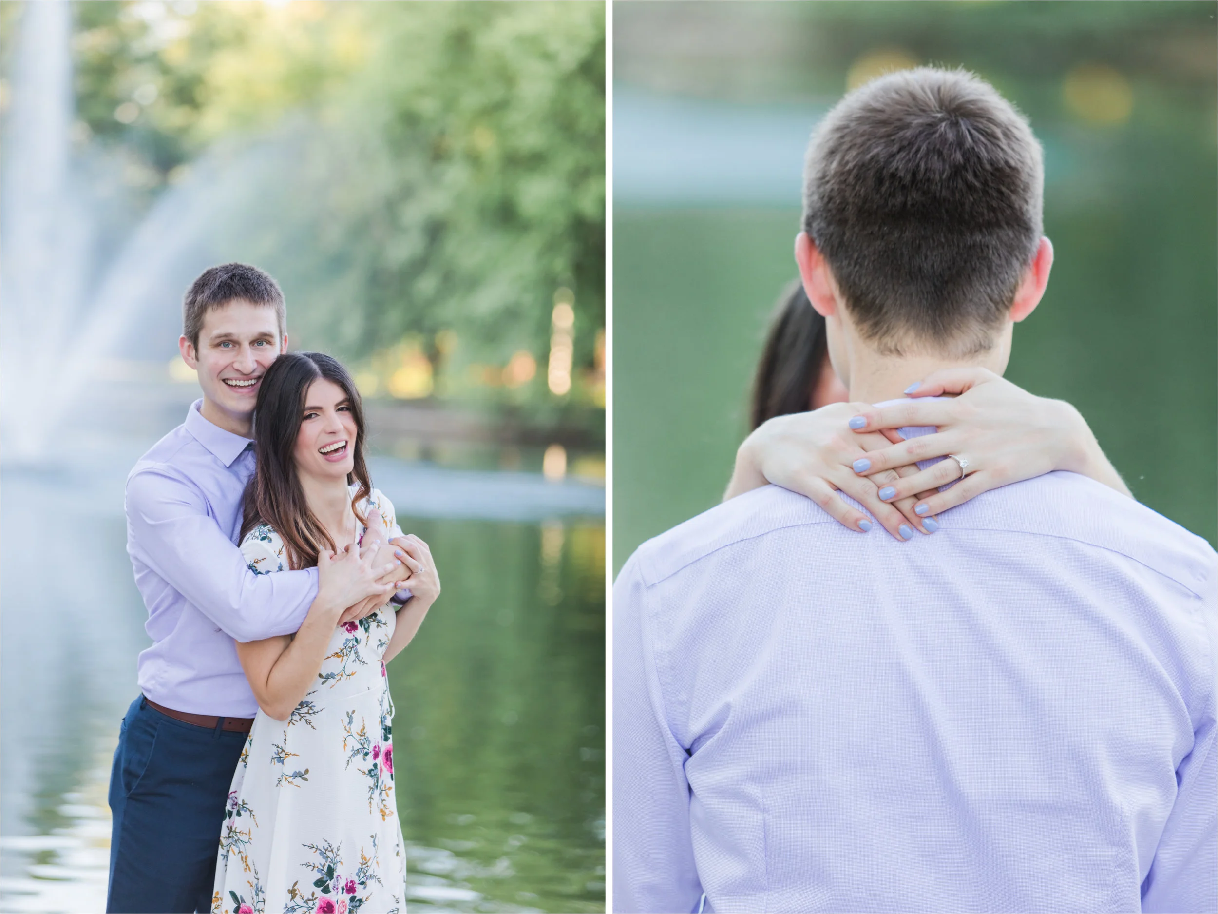 Downtown and Loose Park Kansas City Engagement Session | Brian & Kay ...