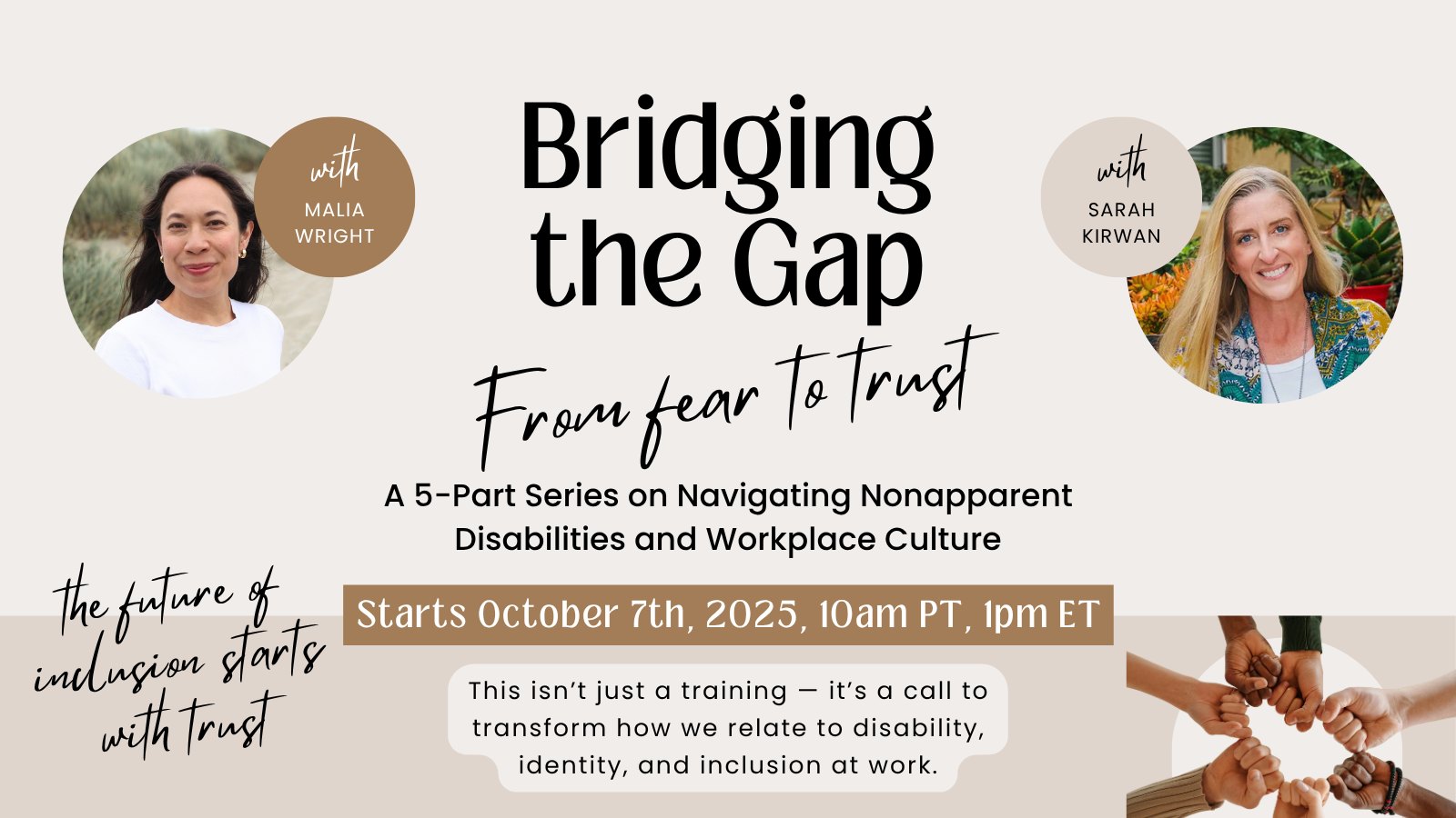 Bridging the Gap — Malia Wright