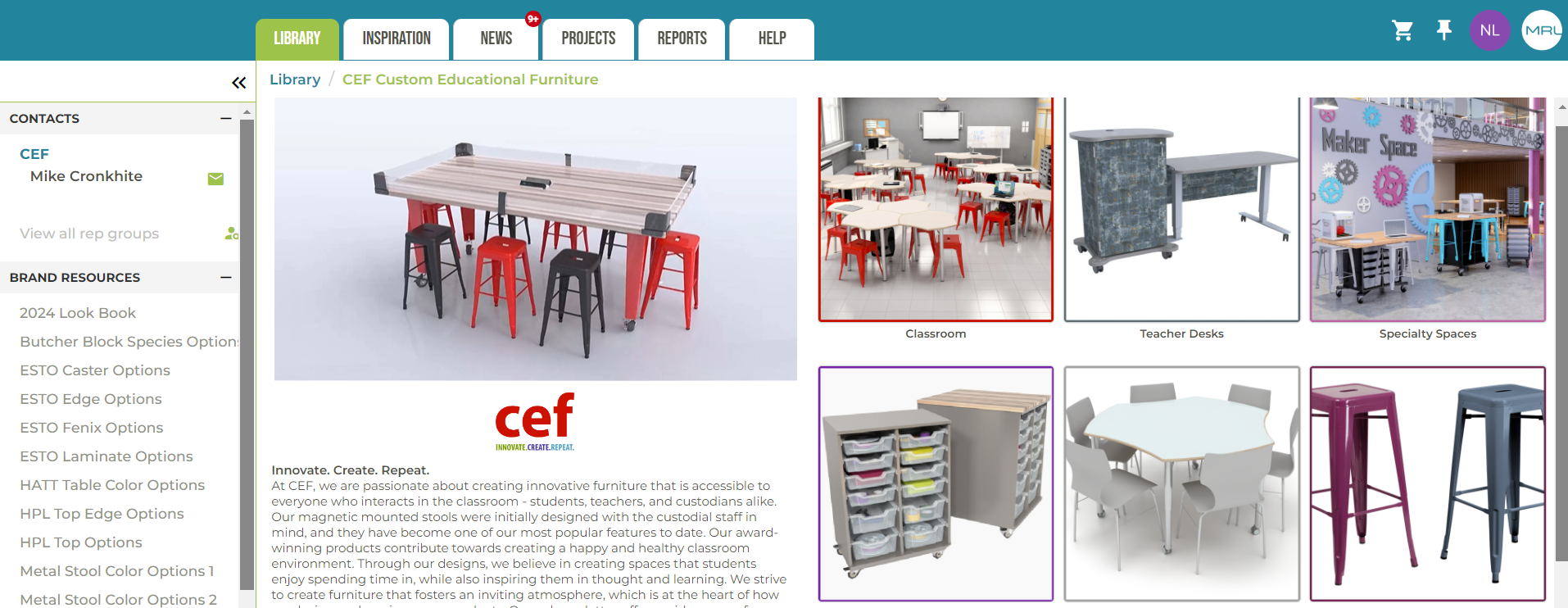 CEF My Resource Library