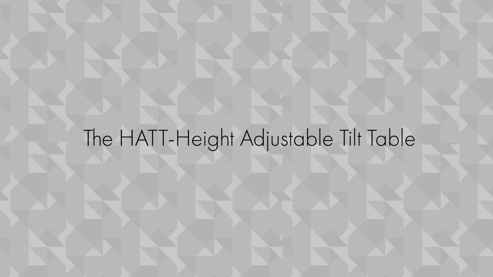 CEF HATT-Height Adjustable Tilt Table
