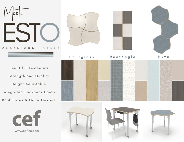 CEF ESTO Student Desk by CEF
