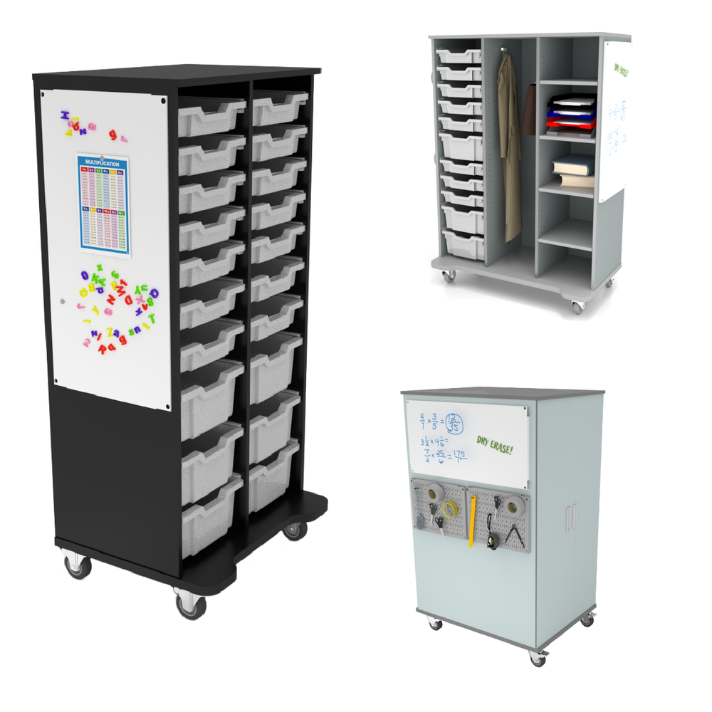 CEF Hideaway Storage Carts & Credenzas