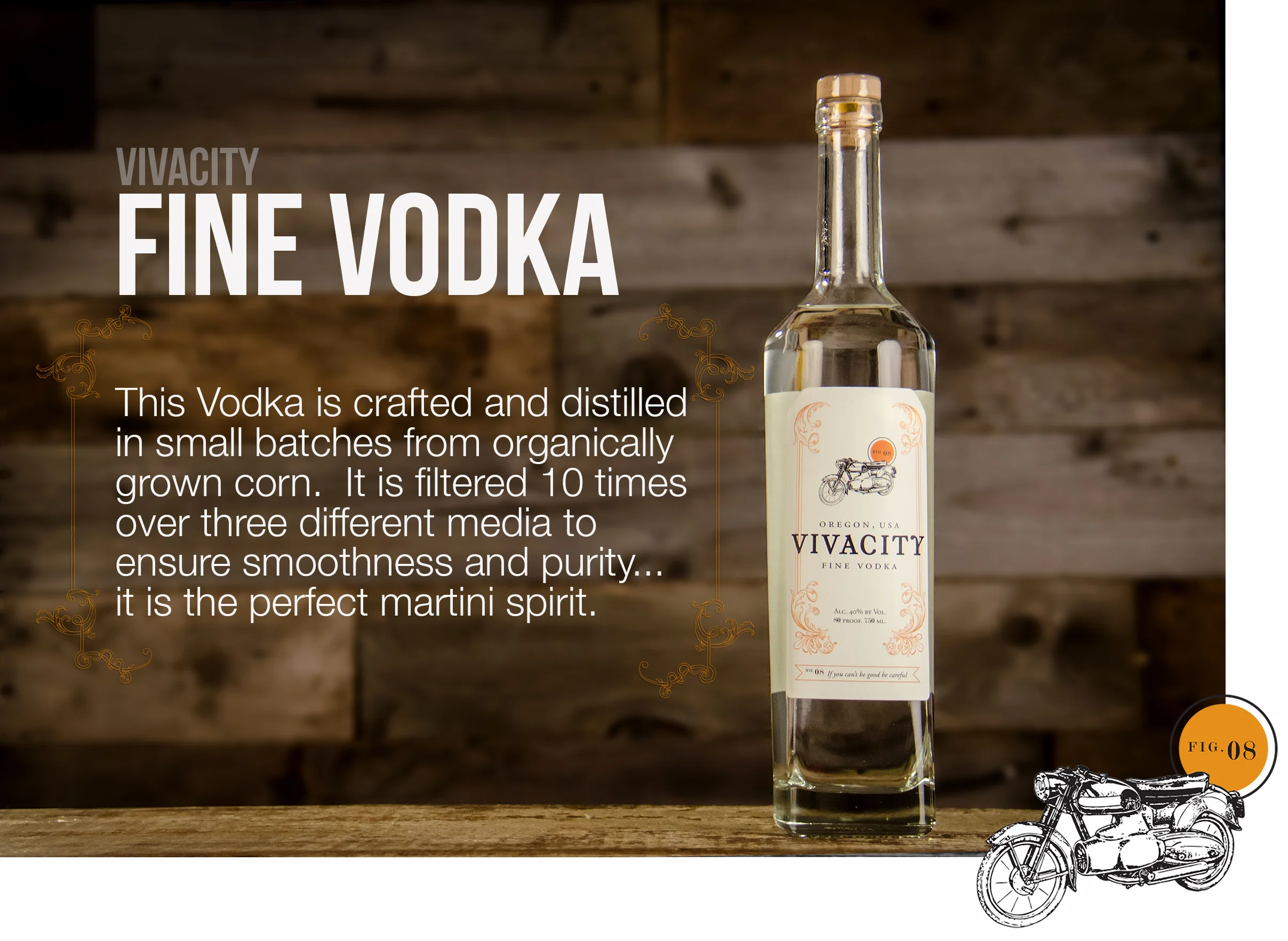 Vivacity Spirits Fine Vodka — VIVACITY FINE SPIRITS