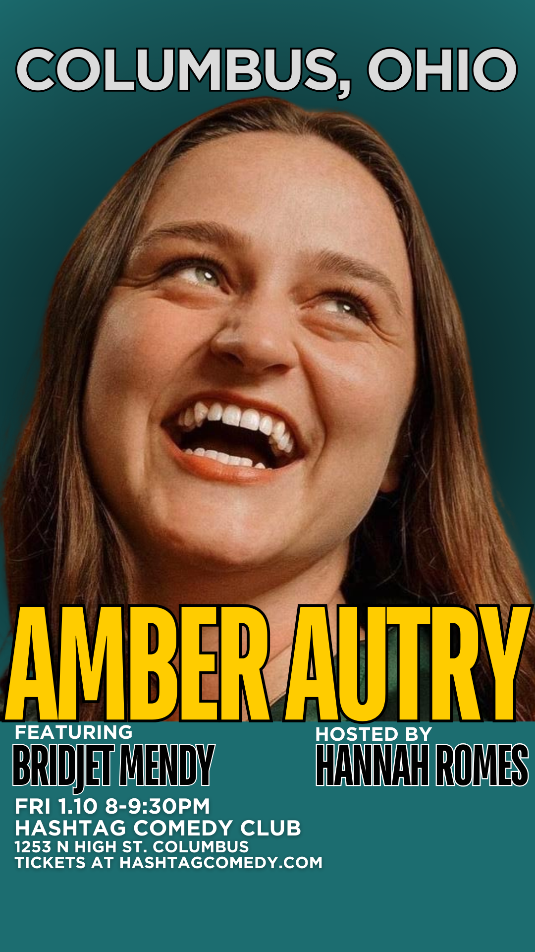 Amber Autry in Columbus, Ohio — The Hashtag Comedy Club