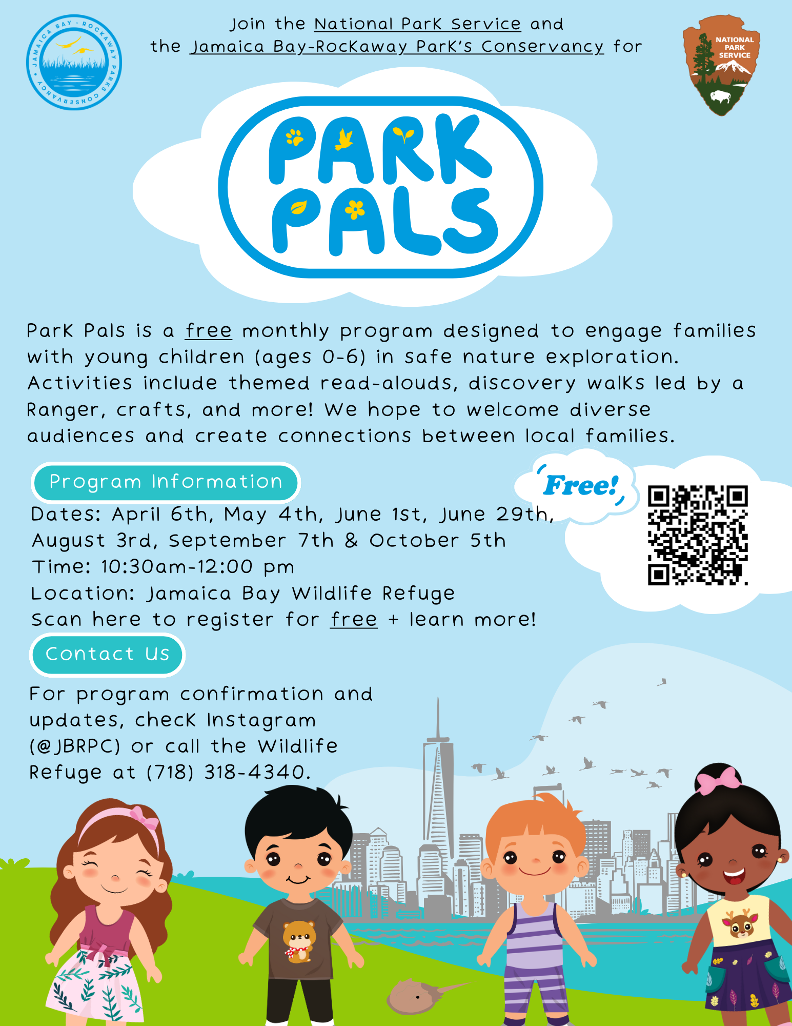 Park Pals — Jamaica Bay-Rockaway Parks Conservancy