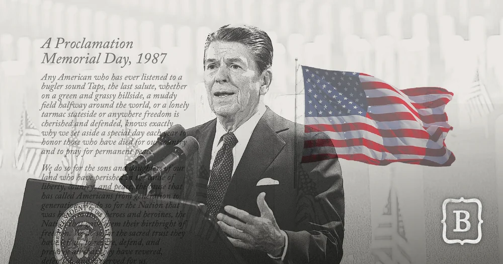 Memorial Day Proclamation: President Ronald Reagan, 1987 — Chapel Field ...