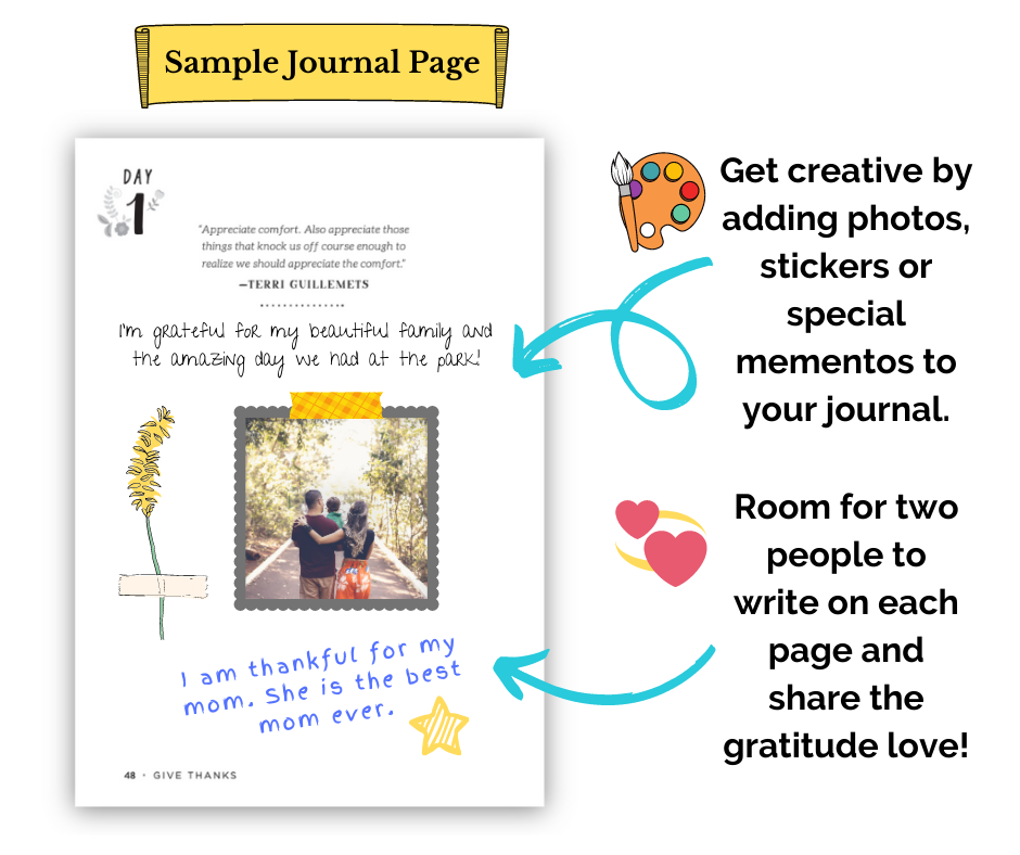 Give Thanks Guided Gratitude Journal — Josie Robinson