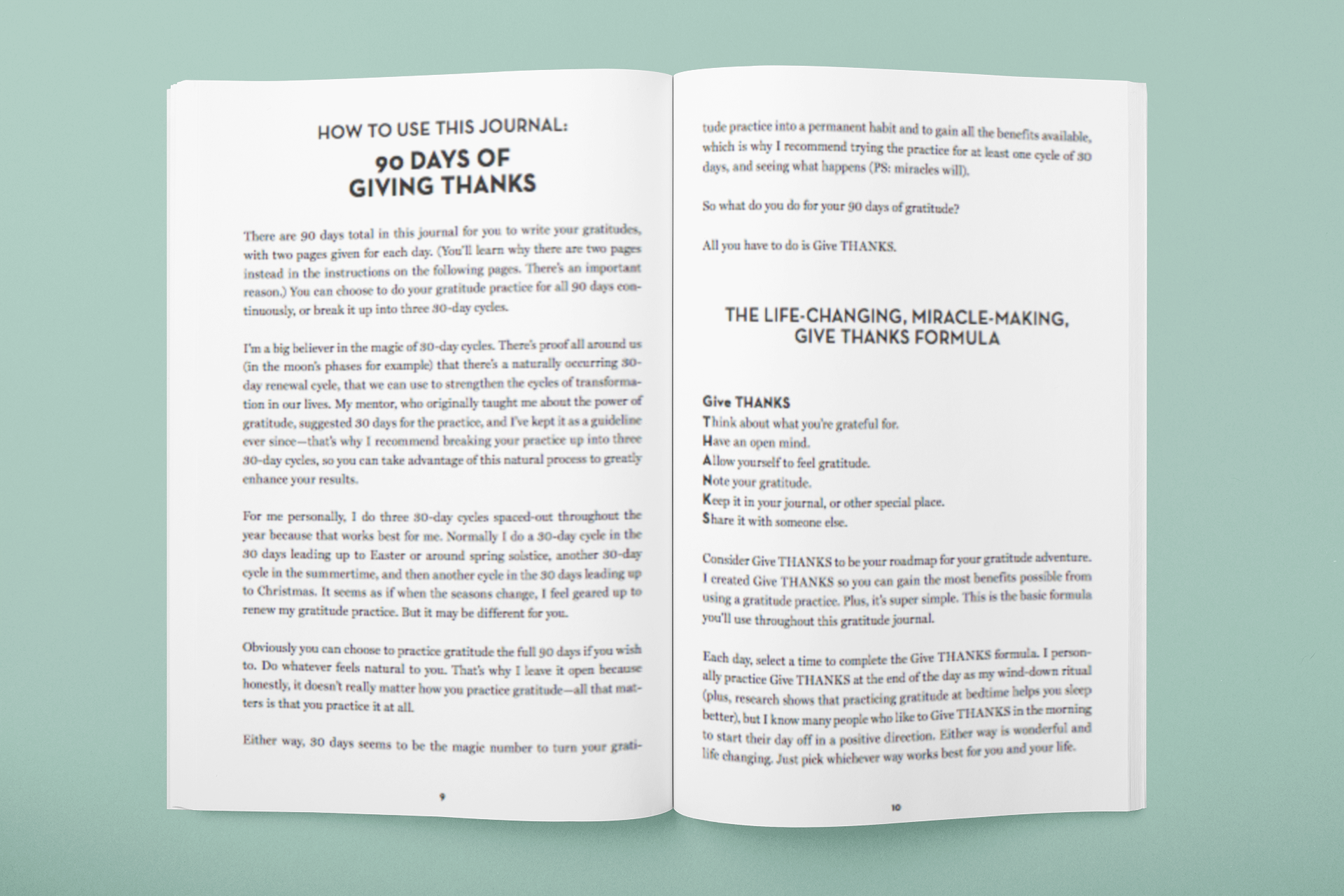 Give Thanks Guided Gratitude Journal — Josie Robinson