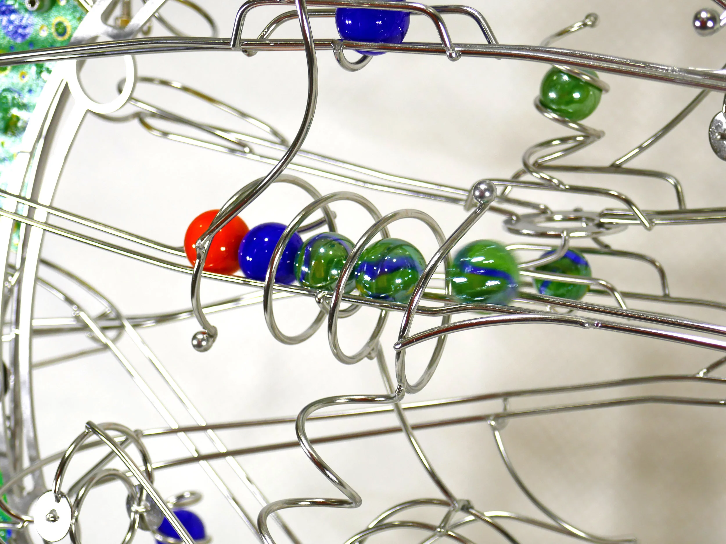 RBS 071 "Planet Nine" Rolling Ball Sculpture - Kinetic Marble Run ...