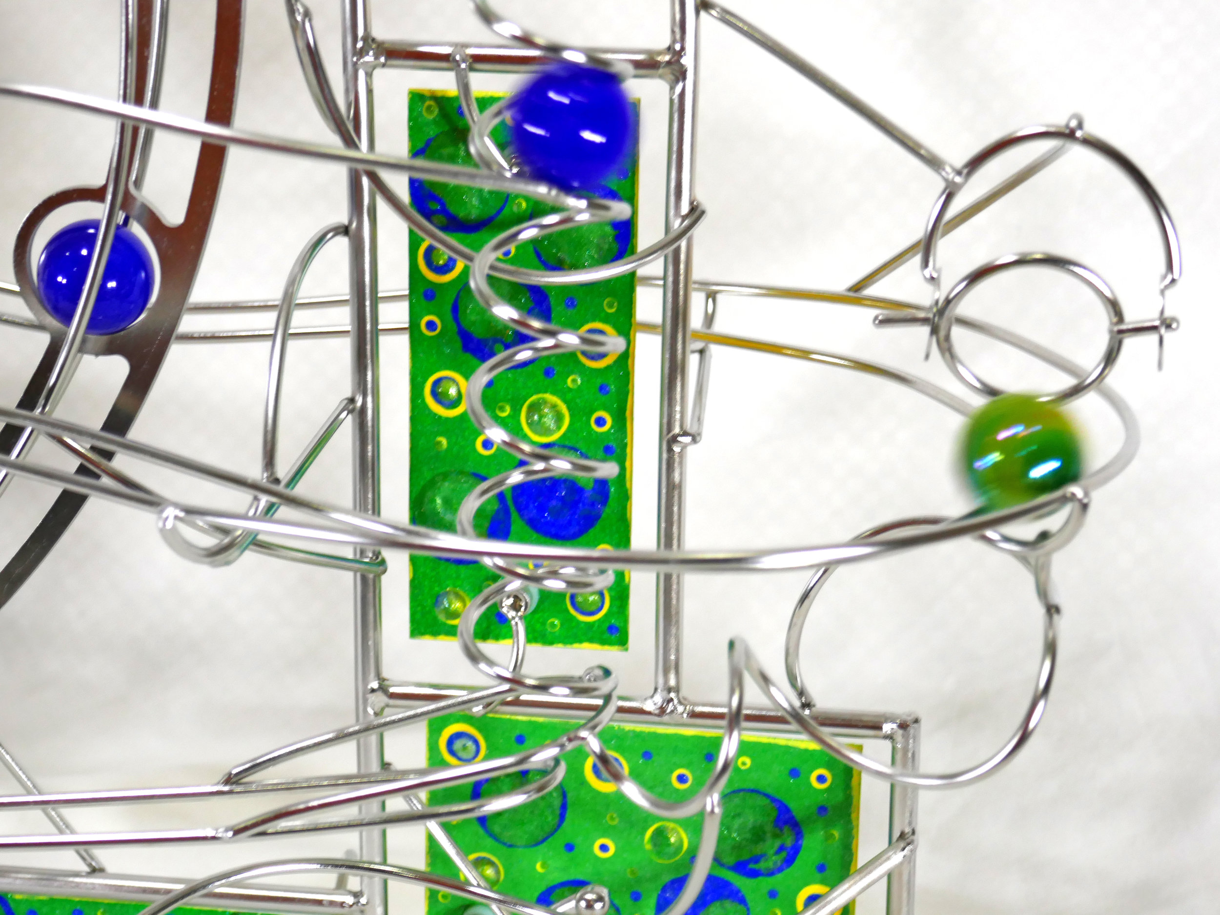 RBS 071 "Planet Nine" Rolling Ball Sculpture - Kinetic Marble Run ...