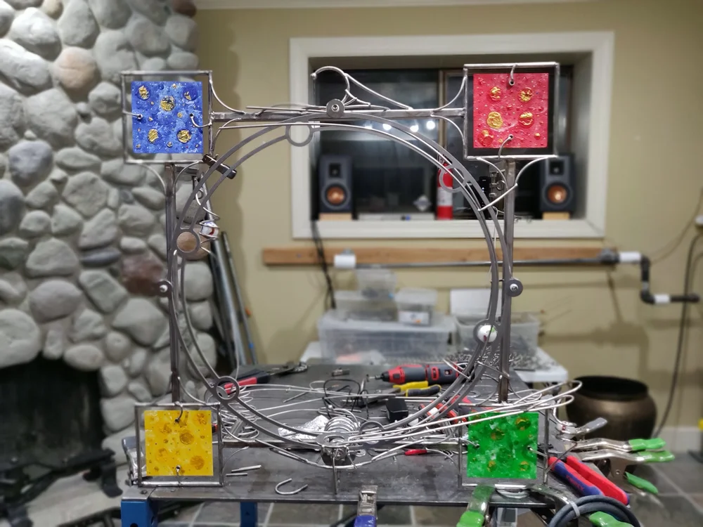 Design notes - Rolling Ball Sculpture - Kinetic Marble Machine ...