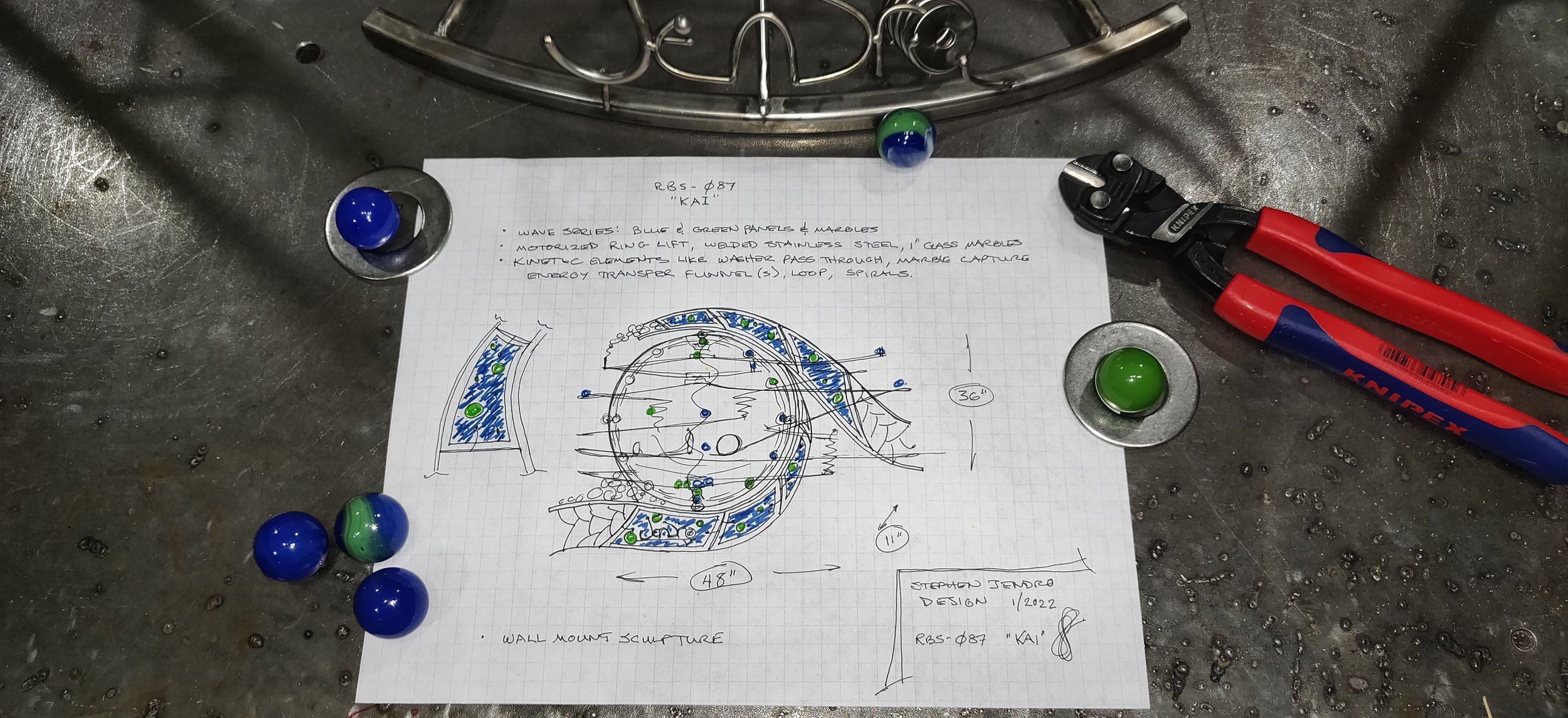 Design notes - Rolling Ball Sculpture - Kinetic Marble Machine ...