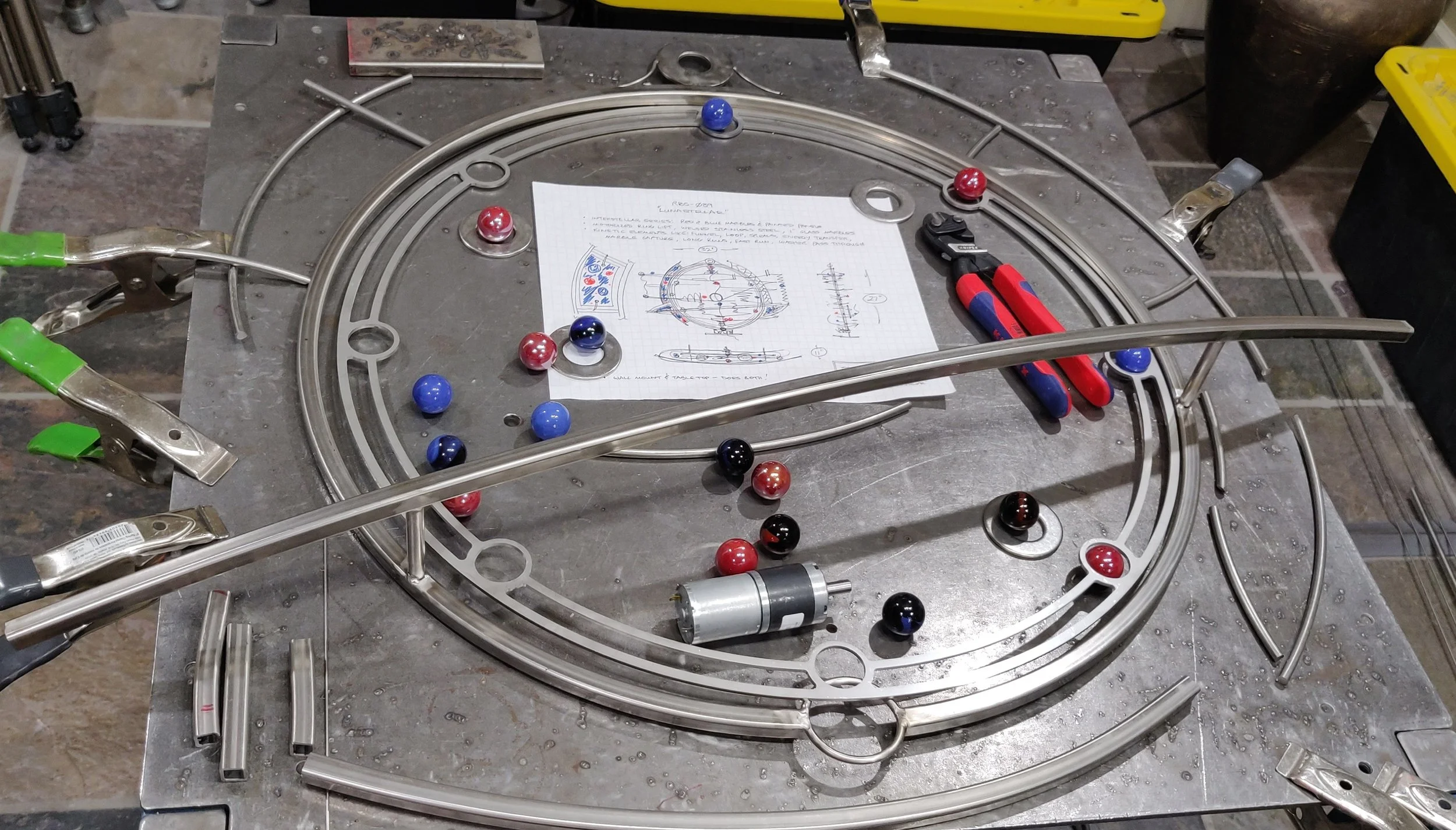 Design notes - Rolling Ball Sculpture - Kinetic Marble Machine ...
