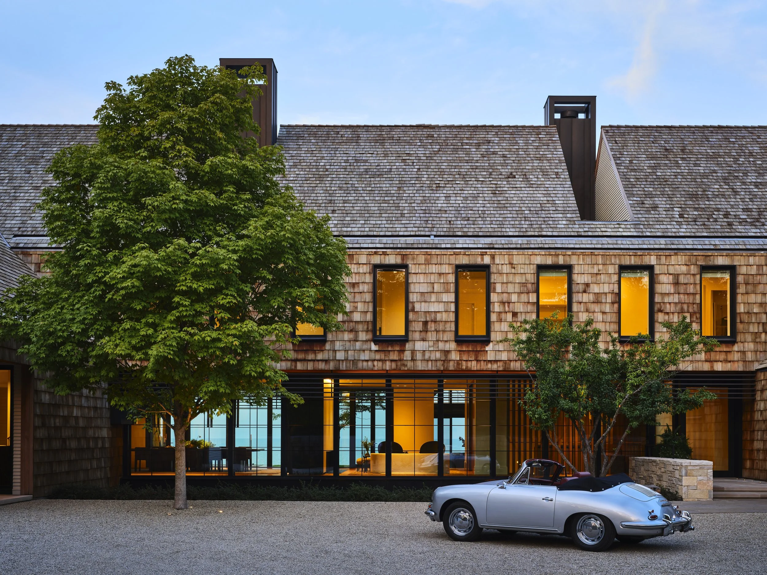 Blufftop Residential Lake-House — Searl Lamaster Howe Architects