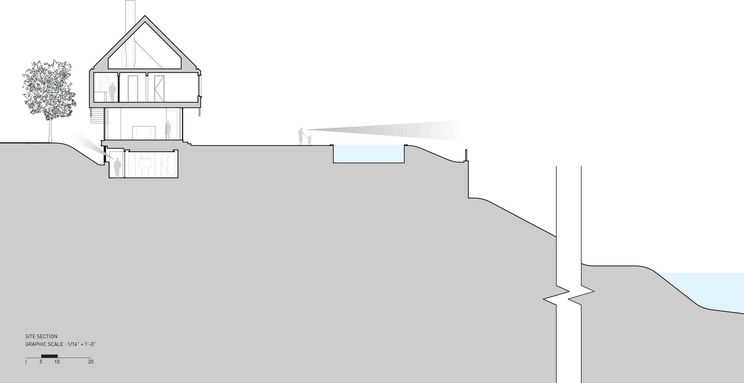 Blufftop Residential Lake-House — Searl Lamaster Howe Architects