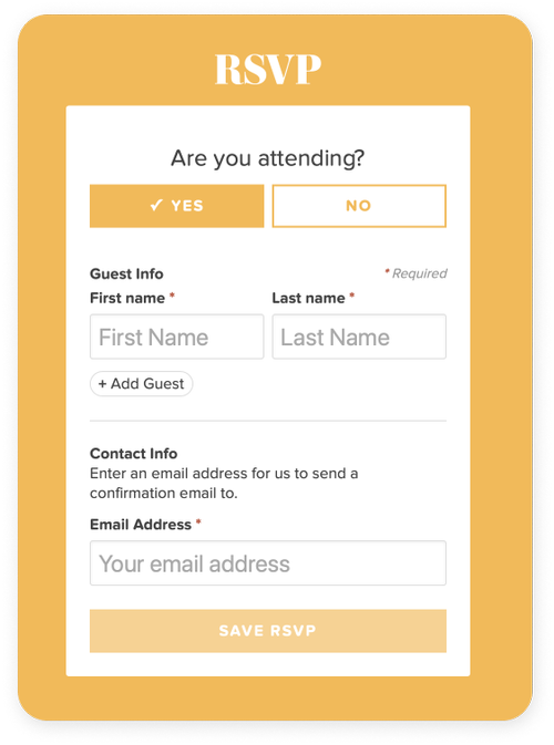 Create Invitations and Track RSVPs for Personal Events | Blackbird RSVP ...