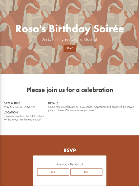 Create Invitations and Track RSVPs for Personal Events | Blackbird RSVP ...