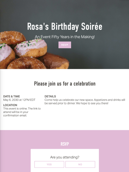 Create Invitations and Track RSVPs for Personal Events | Blackbird RSVP ...