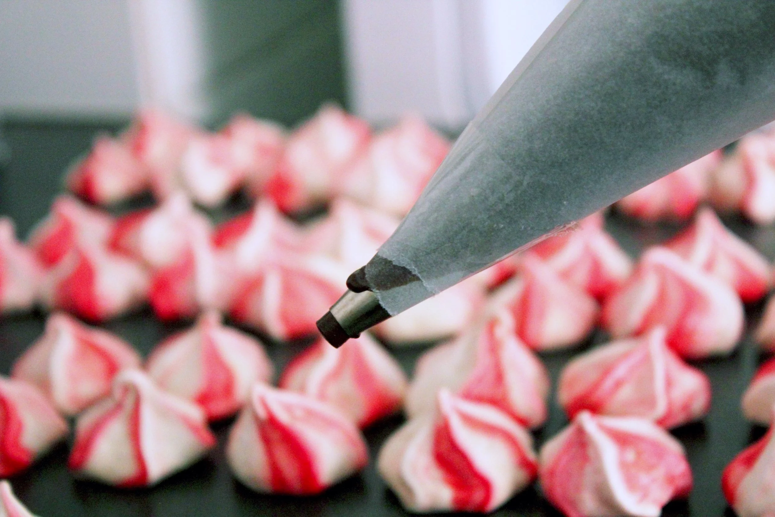 Pastry Affair | Candy Striped Meringues