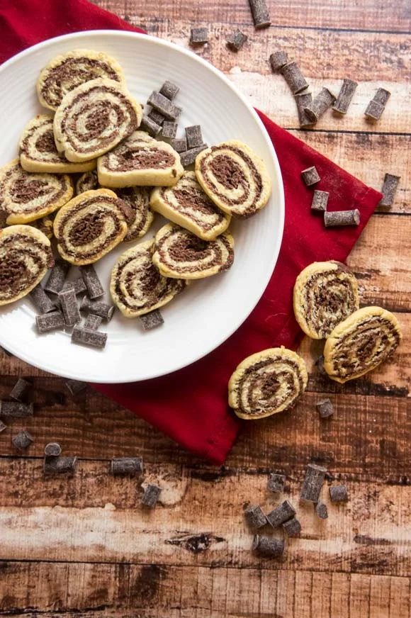 Chocolate Vanilla Pinwheel Cookies (Gluten-free and Paleo) — Foraged Dish