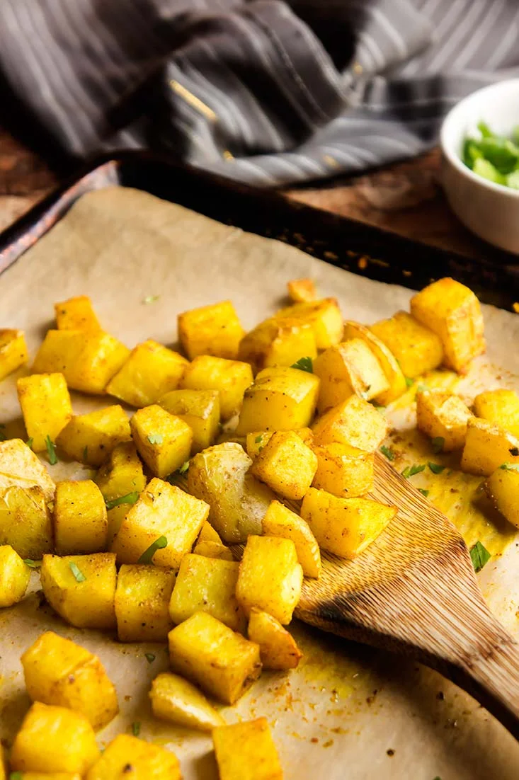 Golden Potatoes — Foraged Dish