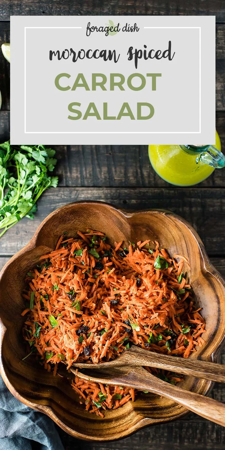 Moroccan Spiced Carrot Salad (Paleo & Vegan) — Foraged Dish