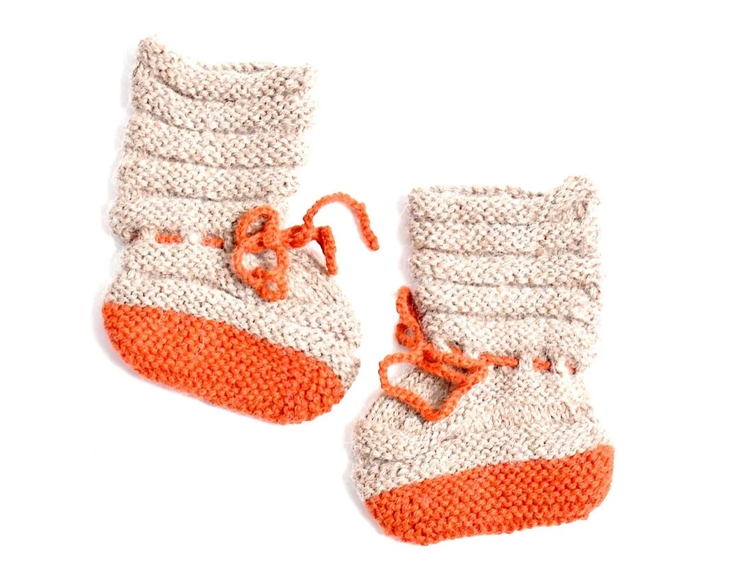 Alpaca Baby Booties