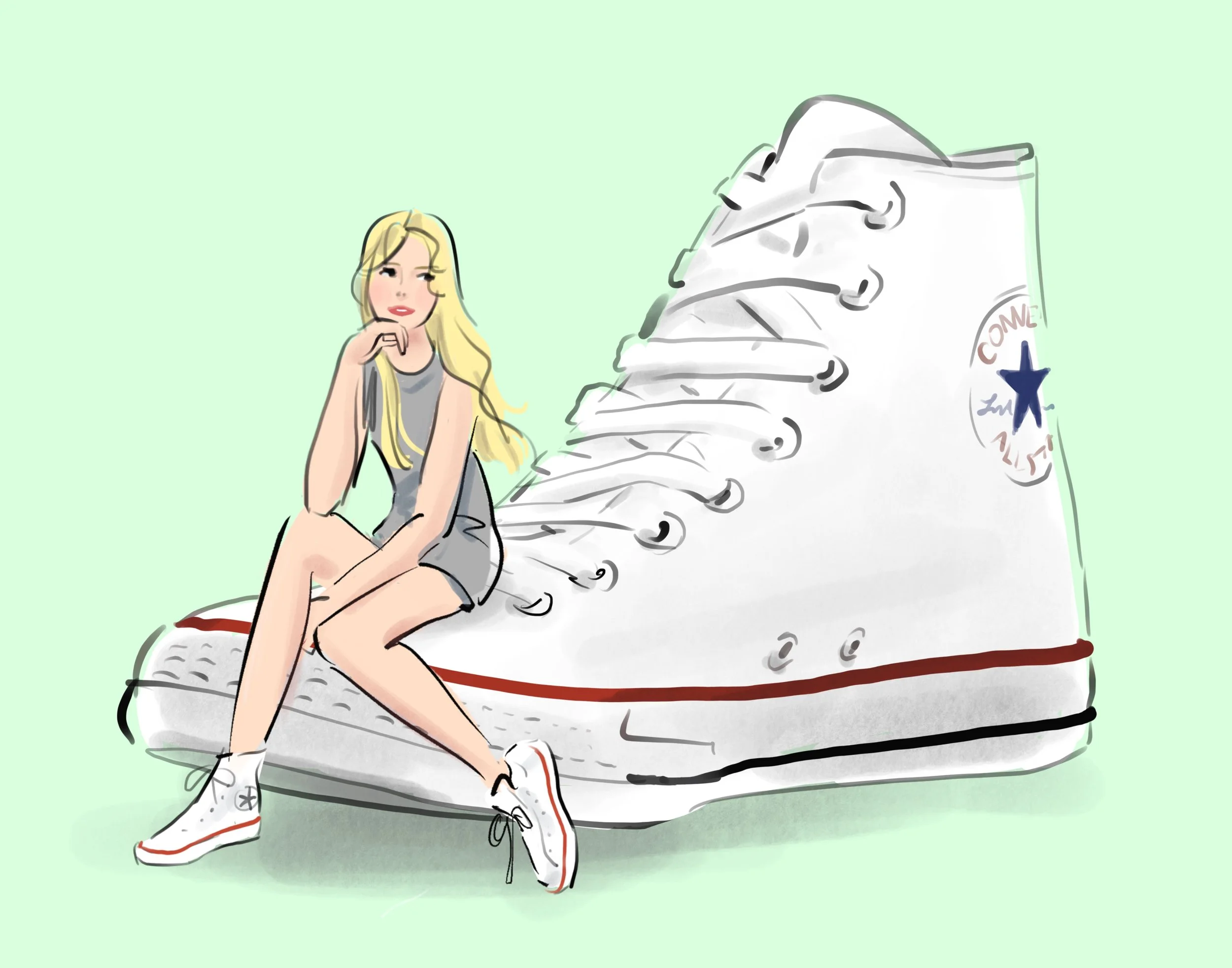 Converse Drawing Tumblr