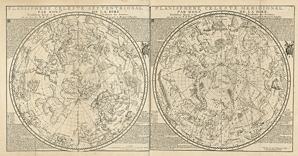 1705 Celestial Antique Map Print — MUSEUM OUTLETS