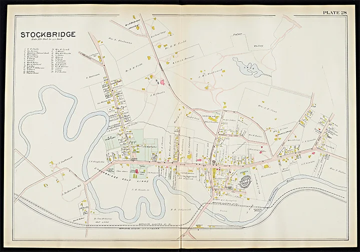 Berkshire County Antique Maps — MUSEUM OUTLETS