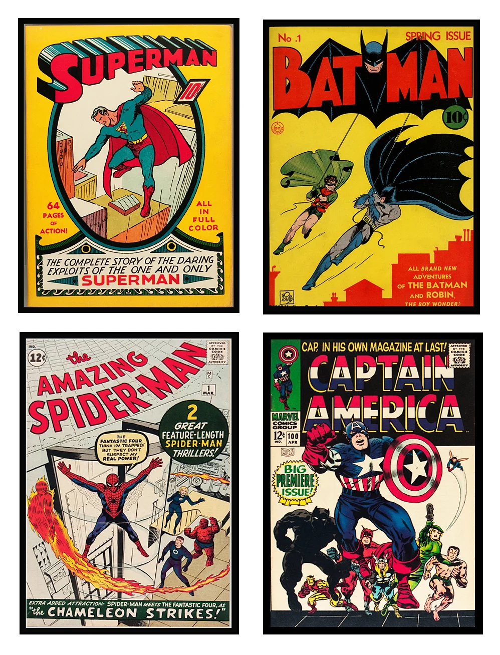 superhero comic book cover posters — MUSEUM OUTLETS