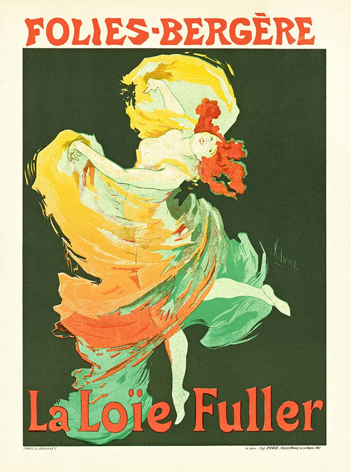 Folies Bergère La Loïe Fuller Vintage French Poster — MUSEUM OUTLETS
