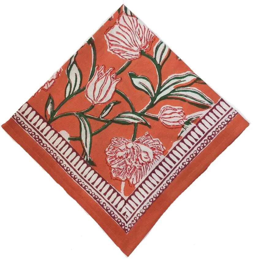hand block print napkins and tablecloths — MUSEUM OUTLETS