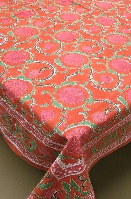 hand block print napkins and tablecloths — MUSEUM OUTLETS