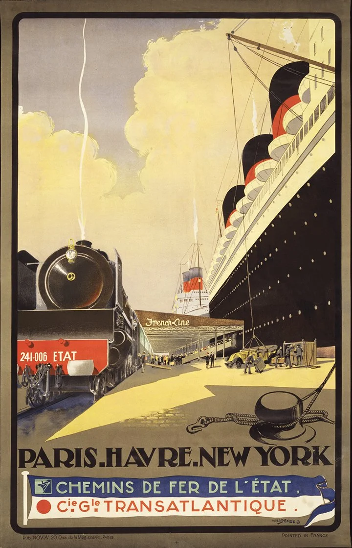 vintage boat and water travel posters — MUSEUM OUTLETS