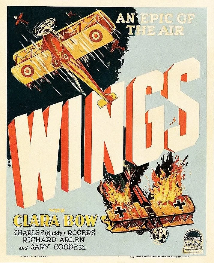 Clara Bow in Wings Vintage Classic Movie Poster — MUSEUM OUTLETS