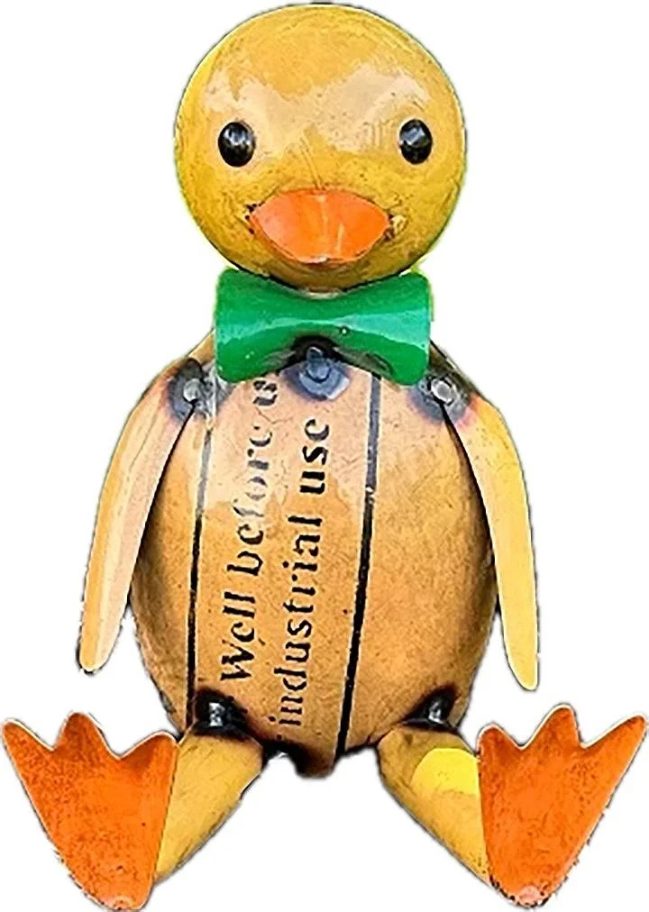 recycled metal baby duck — MUSEUM OUTLETS